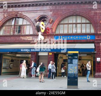 Russell Square Underground station, London Stock Photo - Alamy