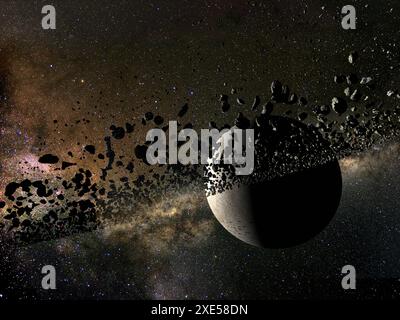 Planet and surrounding rock formations Stock Photo - Alamy