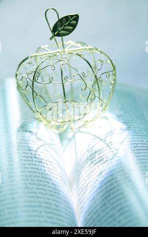 Apple made of wire Stock Photo - Alamy