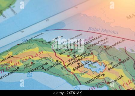 Map of Medan City, is the capital of North Sumatra Province, Indonesia ...