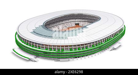 New National Stadium roof 2 Stock Photo - Alamy