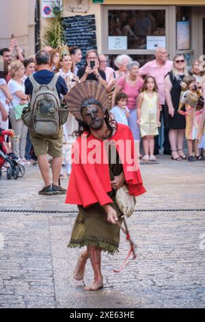Dance of the Eagles and Sant Joan Pelos, Corpus Christi procession ...