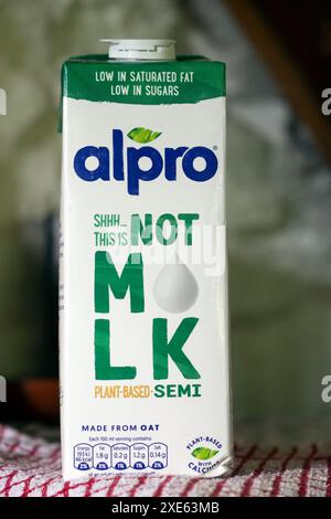 Alpro carton low-sugar low in saturated fat long-life dairy free plant ...