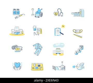 Various medical item sets Stock Photo - Alamy