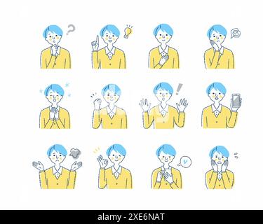 Female facial expression Validation set Stock Photo - Alamy