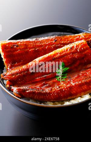 Una-don (eel on top of rice bowl Stock Photo - Alamy