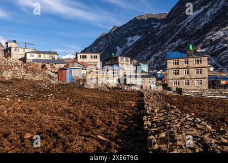 Lang Tang Village, a high altitude village on the Lang Tang Valley Trek ...