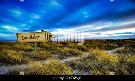 Signposts the direct way to rural life Stock Photo - Alamy
