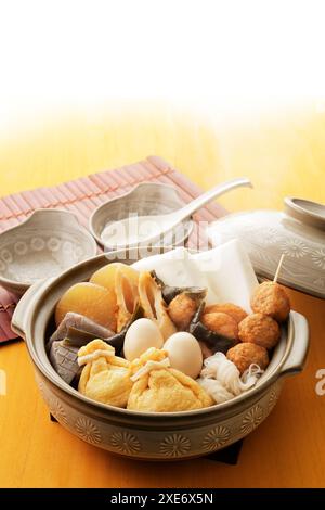 Oden and Ingredients of Dashi Stock Photo - Alamy