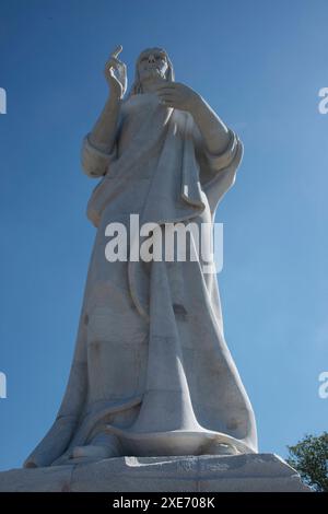 Christ of Havana, Havana, Cuba, 2024. The statue of Christ overlooking ...