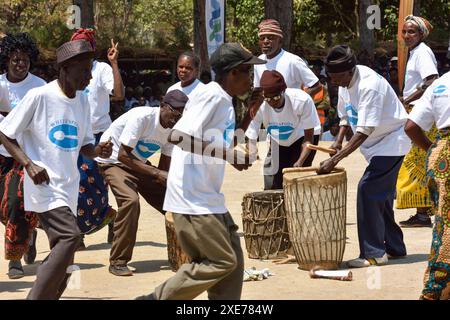 Ukusefya pa Ng'wena, a traditional ceremony of the Bemba people, Kasama ...