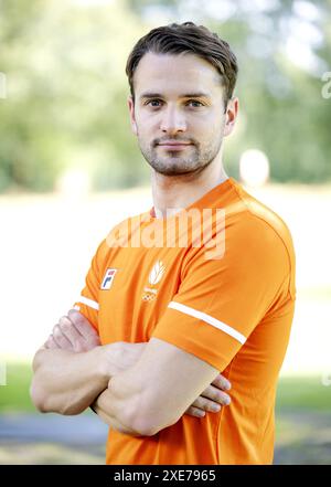 ARNHEM - 26/06/2024, Arno Kamminga during a press moment for the Dutch ...