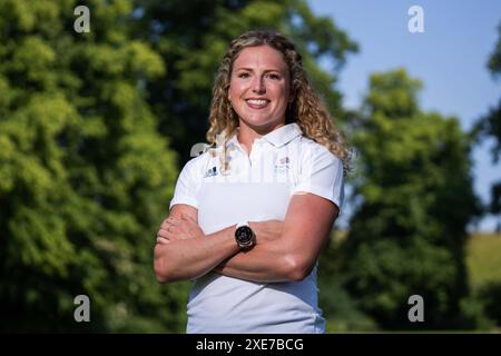 Team GB's Kerenza Bryson during the Team GB Paris 2024 Modern ...