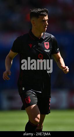 HAMBURG, GERMANY - JUNE 19: Jasir Asani, Amir Abrashi, Ardian Ismajli ...