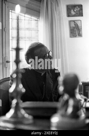 Cardinal Jean Guénolé Louis Marie Daniélou. Museum: PRIVATE COLLECTION ...