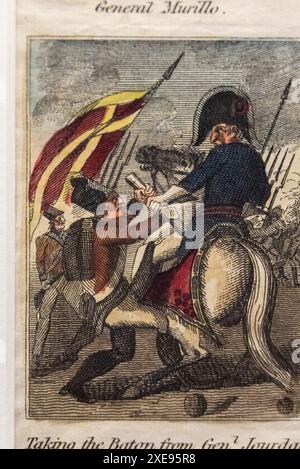 battle of Vitoria, engraving, Álava Armory Museum, Vitoria, Basque ...