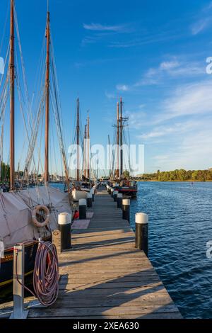 Fishing boat on the Schlei river in Schleswig Holstein, Germany Stock ...