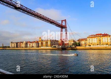 European exotic. Portugalete, the famous district of Bilbao. Basque ...