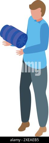 Data analytics and visualization for creative solution. Tiny people ...