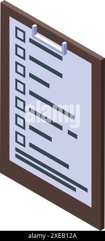 Clipboard showing check marks representing completing tasks, to do list, survey, exam ...