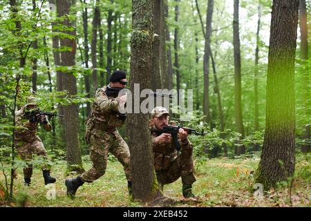 A disciplined and specialized military unit, donned in camouflage ...