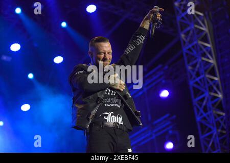 Kontra K live auf dem 26. Hurricane Festival 2024 am Eichenring. Scheeßel, 21.06.2024 *** Kontra ...