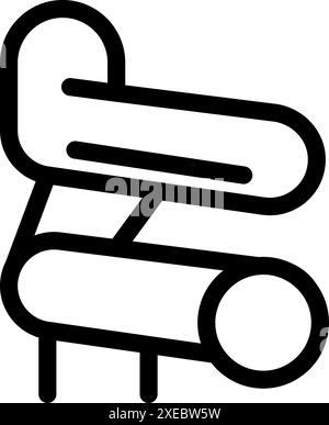 Line drawing of an air compressor pump machine for garage use, perfect ...