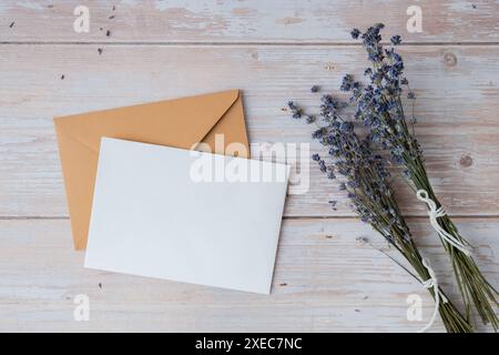 Empty paper note template sample mock up blank for wishes greeting ...
