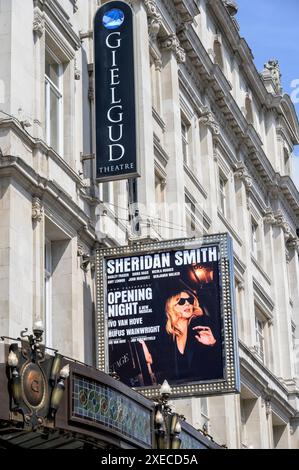 'Opening Night' musical at the Gielgud theatre, London, England, April ...