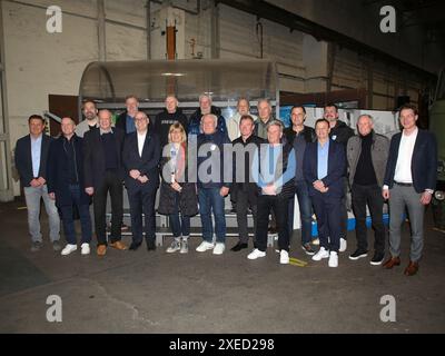 Former FCM player Reinhard Rother 1.FC Magdeburg at the vernissage of ...