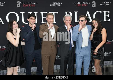 Cameron Fuller, Bradley Fuller, Paxton Fuller, family at arrivals for A ...