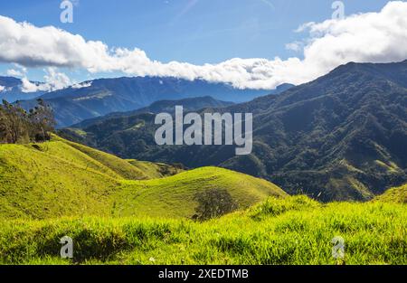 Rural landscapes in green colombian mountains Stock Photo - Alamy