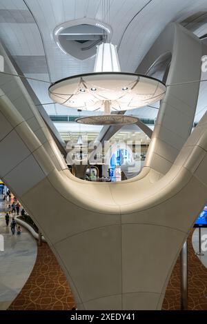 The interior, architectural detail, lighting fixtures of Zayed ...