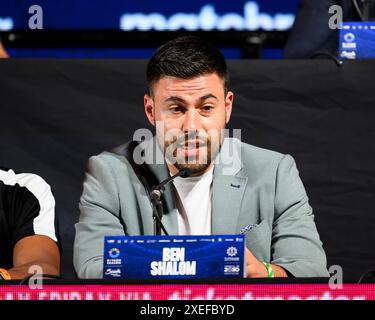 Ben Shalom during a press conference at The Dorchester, London. Picture ...