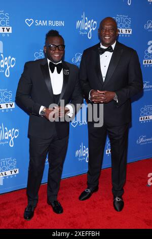 Dr. Vernard Hodges and Dr. Terrance Ferguson attend the 2024 Critics ...