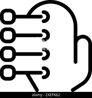 Hand is selecting an option from a list on a laptop computer screen ...