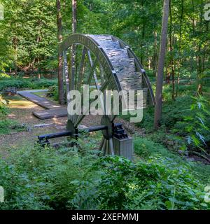 Cold Spring, NY, USA - 06-25-2024: Old brick office building within the ...
