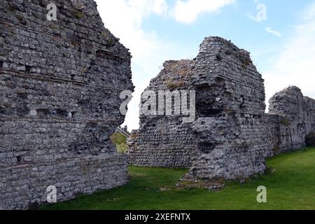 A small gateway, called a Postern, at the Roman fort at Richborough ...
