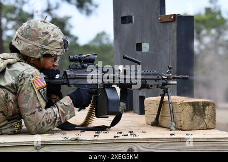 M249 light machine gun (LMG), also known as the M249 Squad Automatic ...