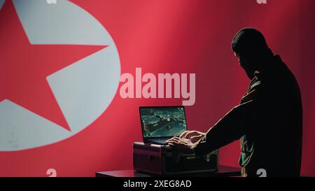 North Korea air defense operator uses radar system to detect incoming ...