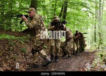 A disciplined and specialized military unit, donned in camouflage ...