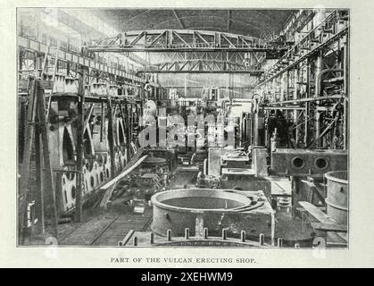 the Vulcan Works, Stettin from the Article THE DEVELOPMENT OF GERMAN SHIP-BUILDING. By Rudolph ...