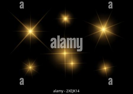 sparkle lights, flashing lights, light effects, sunlight lens flare, glowing ray beams ...