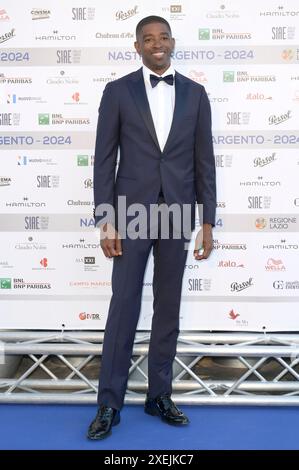 Yonv Joseph bei der Verleihung der Nastri d'Argento 2024 im Museo ...