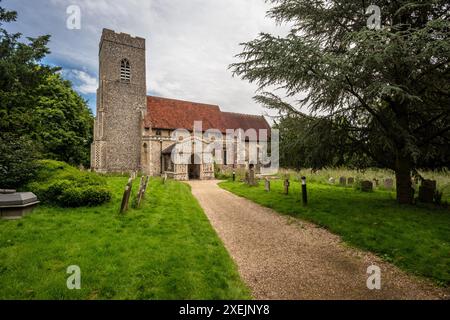 Huntingfield, June 20th 2024: St Mary's Church Stock Photo - Alamy