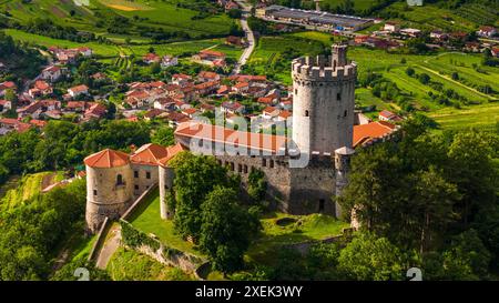 View of medieval castle Branik (Rihemberk) in Nova Gorica. Slovenia ...