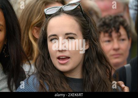 Megan McCubbin - TV nature presenter - at the Restore Nature Now march ...