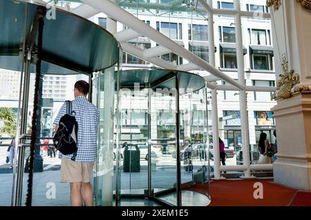 The Neiman Marcus store, off Union Square, in San Francisco, California ...