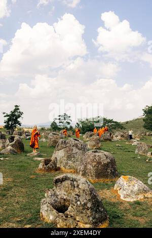 Laos, Xiangkhouang province, Phonsavan, the Plain of Jars (UNESCO World ...