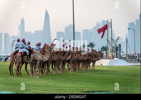 Soldiers. Qatar. Doha Stock Photo - Alamy